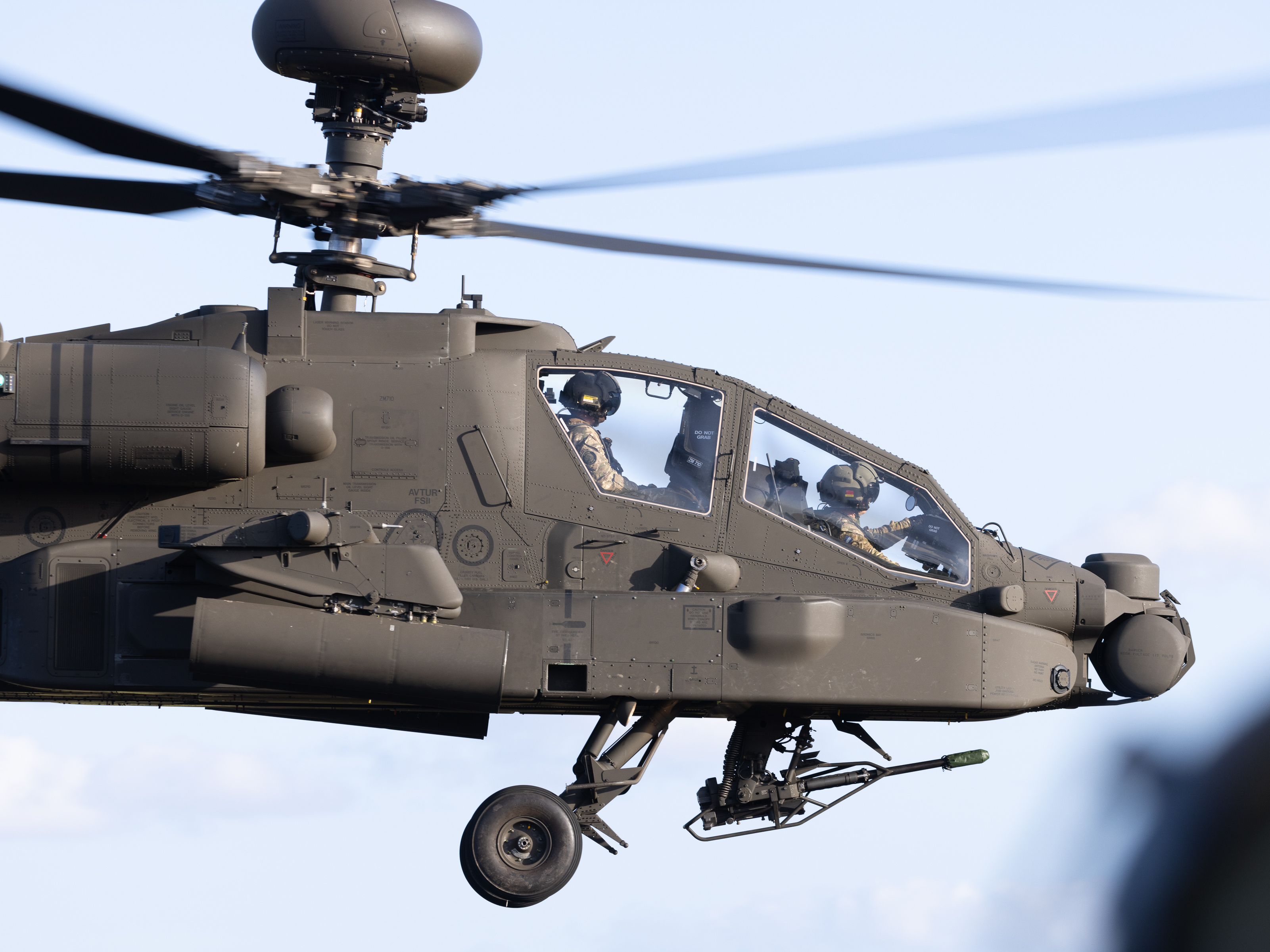 British Army Apache Echo Helicopter cockpit Close up Photo Print Wall ...