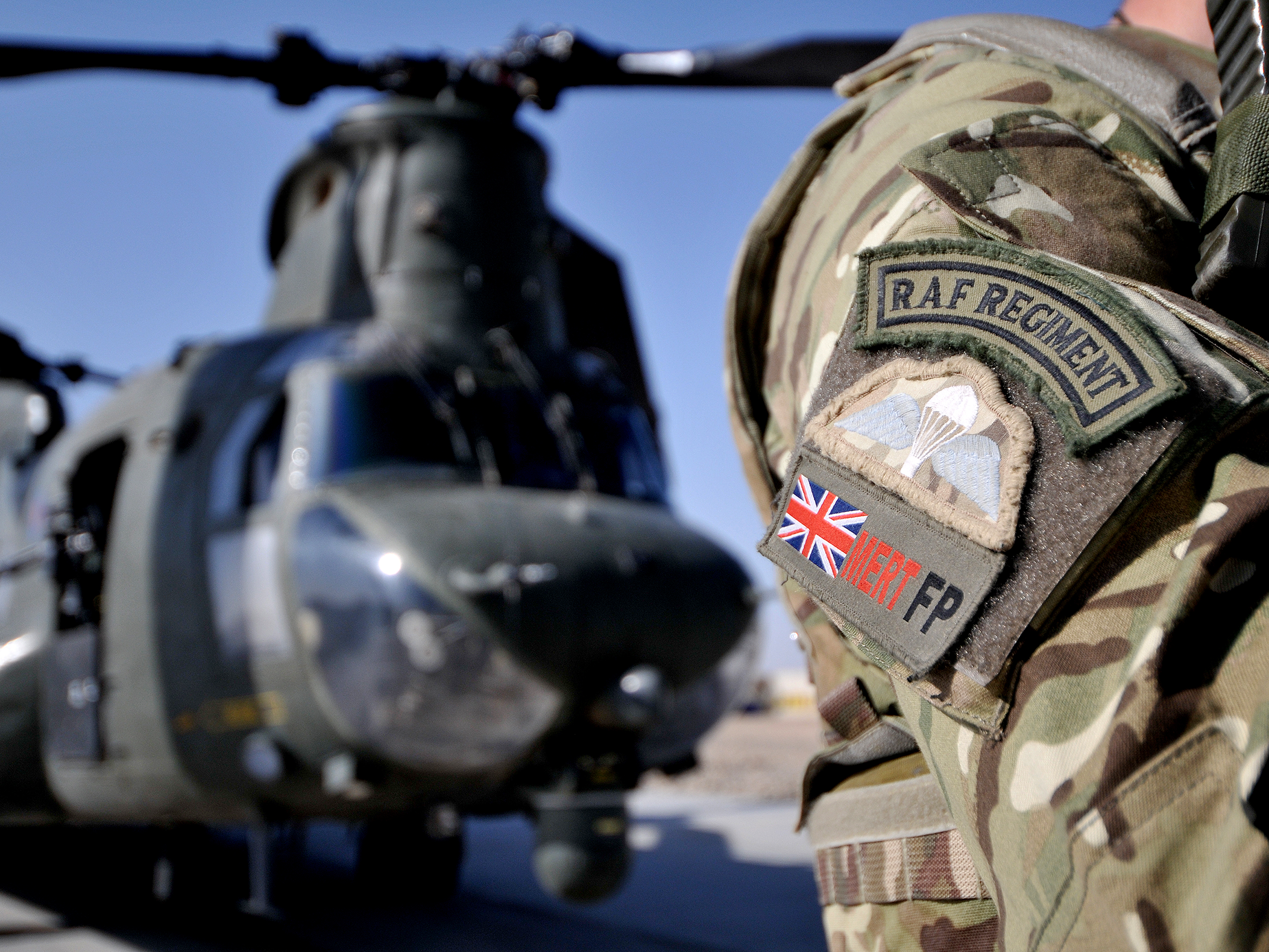 RAF Regiment MERT Force Protection badge Photo Print Royal Air Force W ...