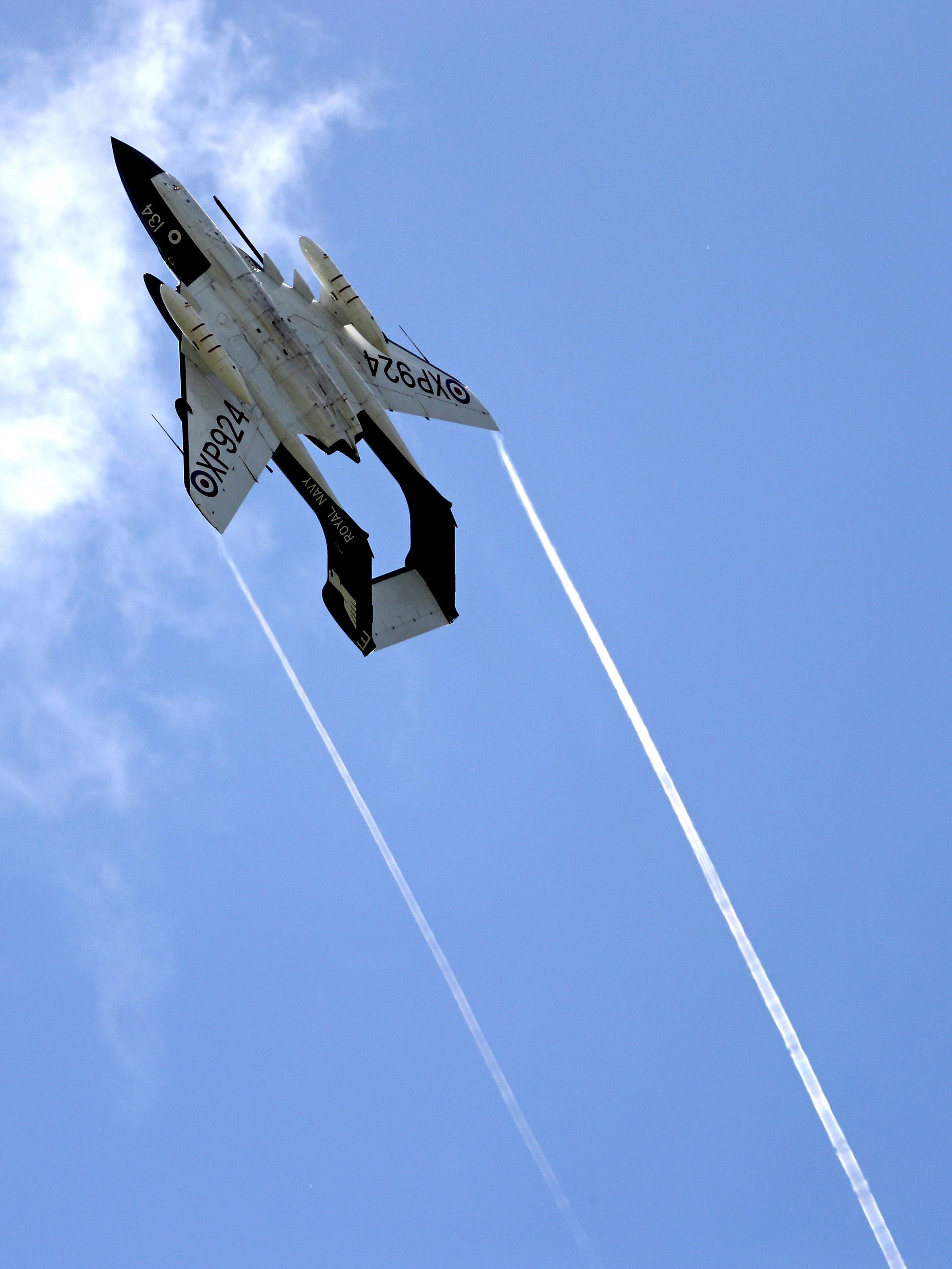 Royal Navy DeHavilland Sea Vixen Flying Vertically Photo Print Naval A ...