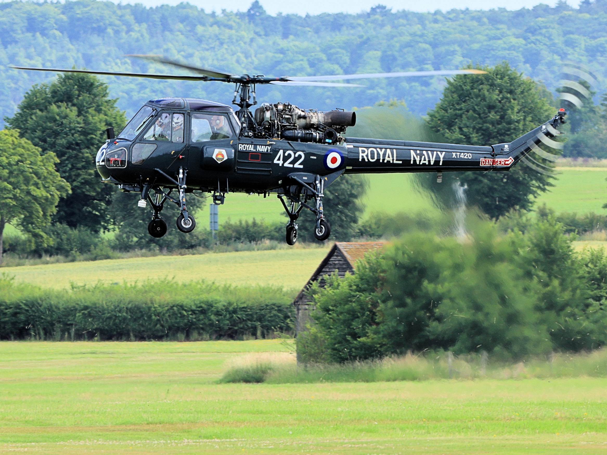 Westland Wasp Helicopter in Flight Photo Print - Royal Navy Aircraft ...
