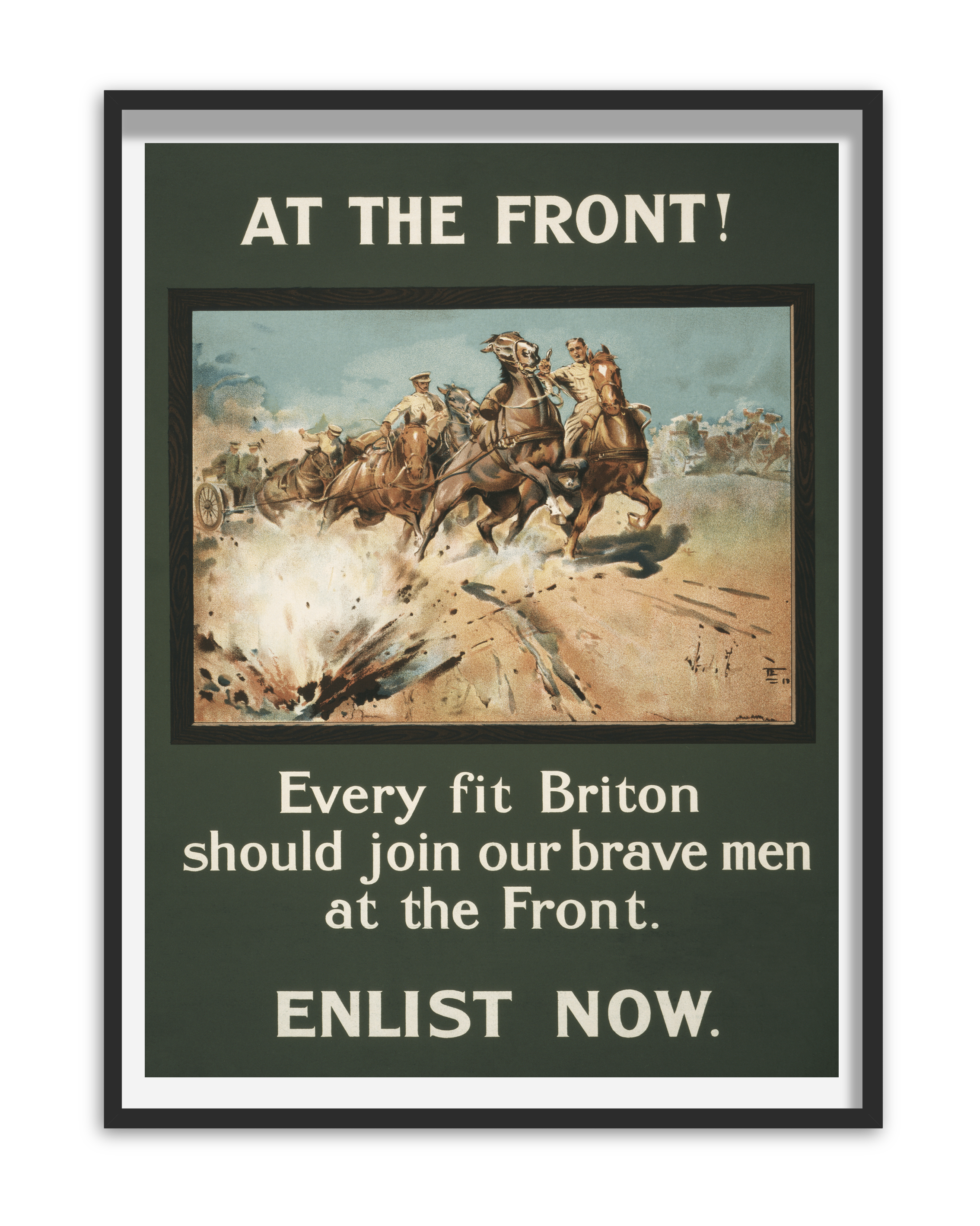 At the Front Every Fit Briton Should Join Our Brave Men at the Front E ...