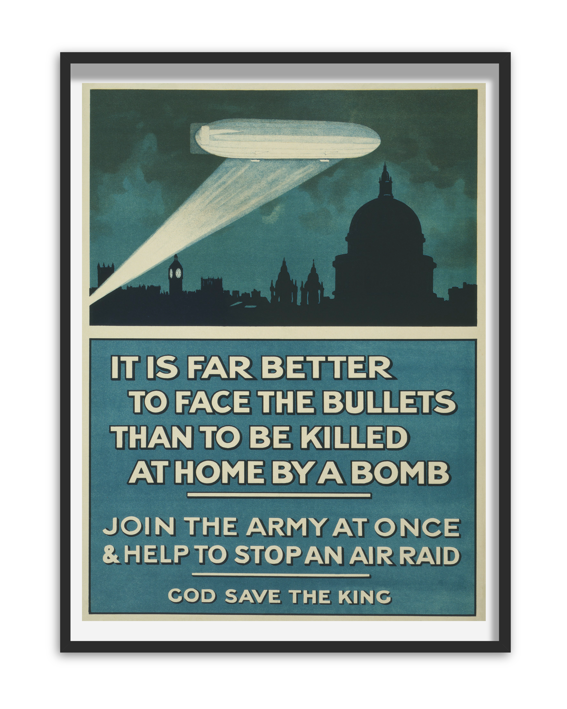 It is far better to face the bullets | World War One Recruitment Poste ...