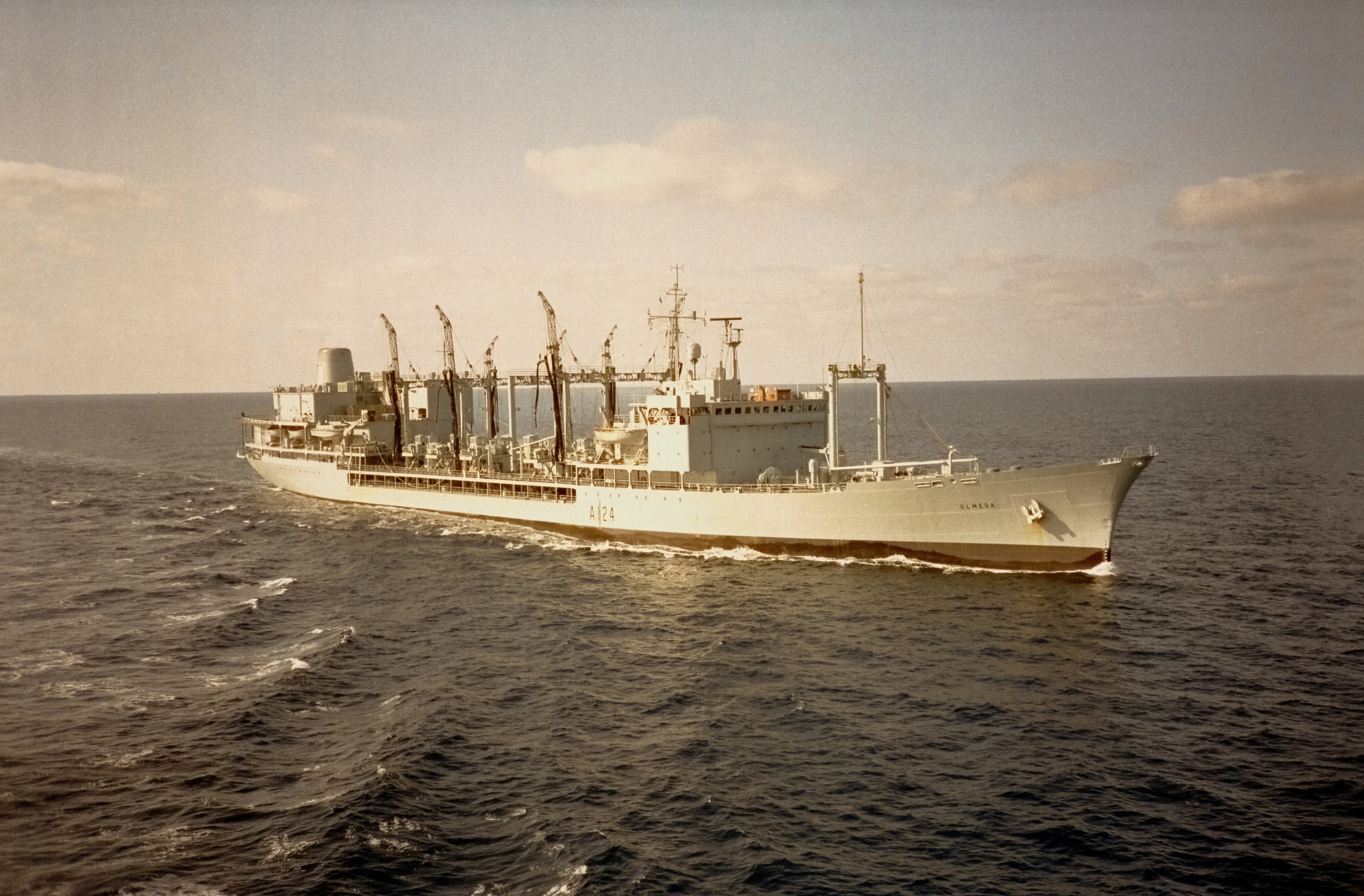 RFA Olmeda (A124) Ol Class Tanker Photo Print Starboard View Royal Fle ...