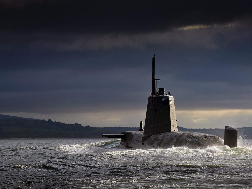 HMS Ambush (S120) Astute Class Submarine Photo Print Port Quarter View ...