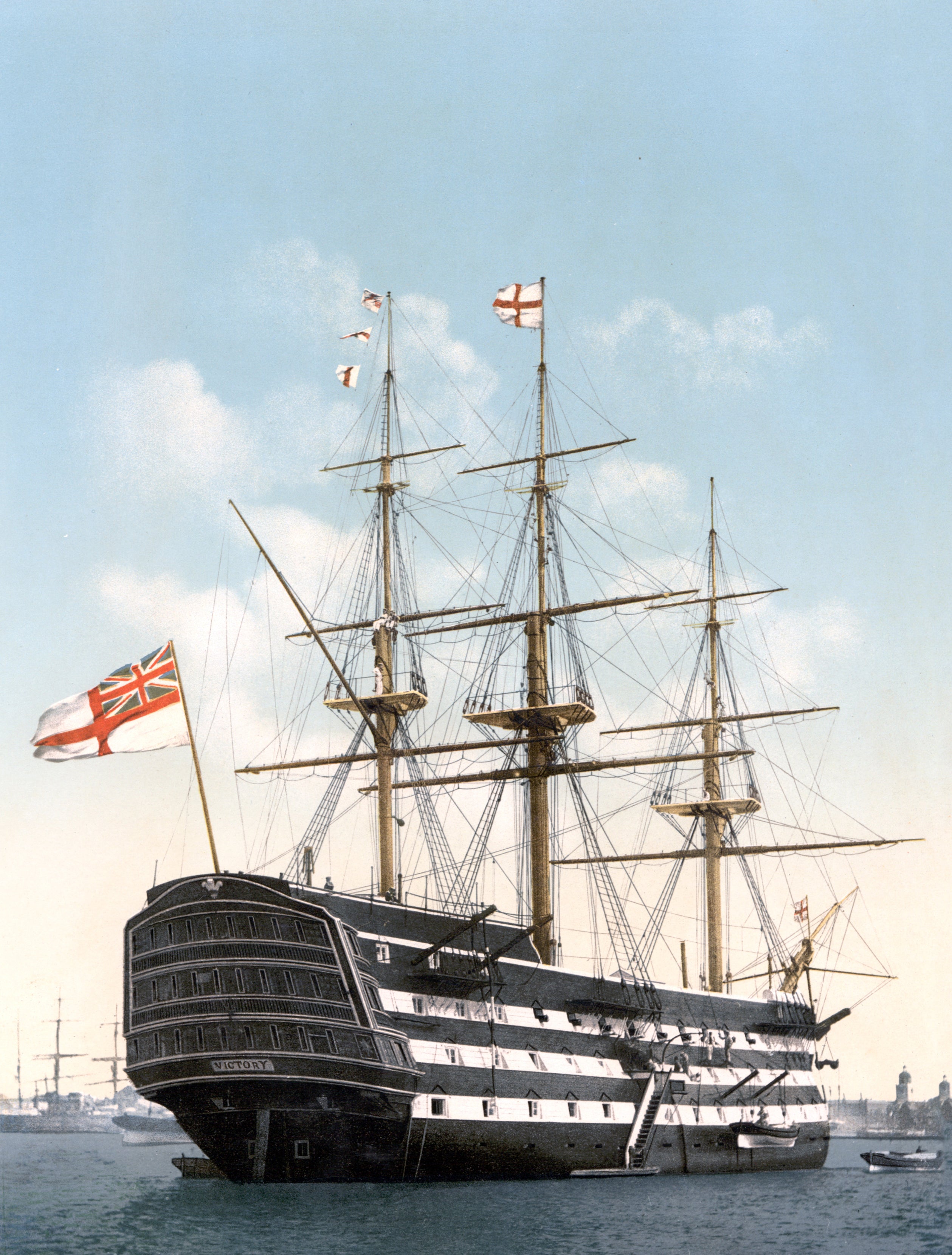 HMS Victory - Portrait - Royal Navy Flagship Photo Print Wall Art Naval ...