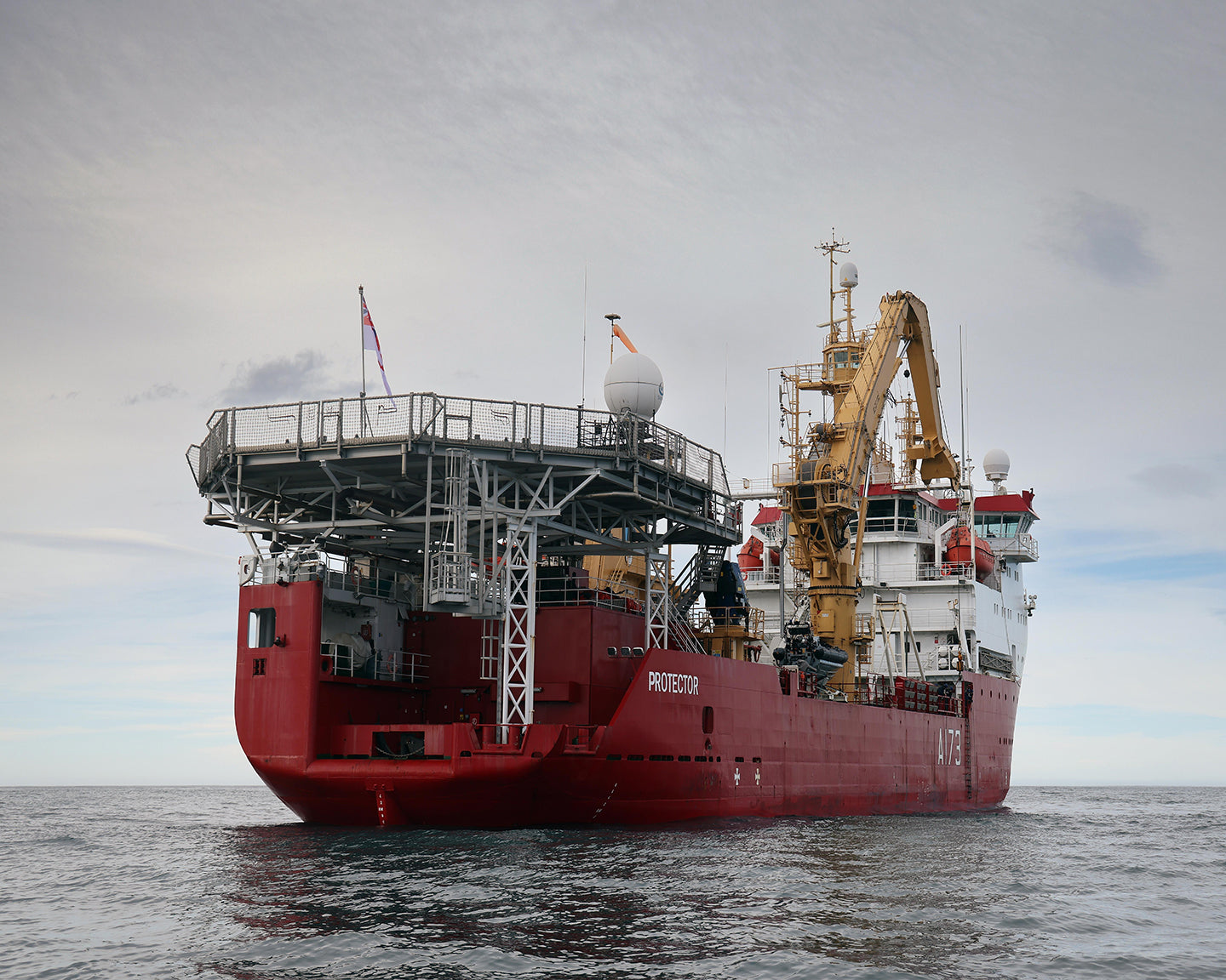 HMS Protector (A173) - Starboard Quarter View - Royal Navy Ice Patrol ...