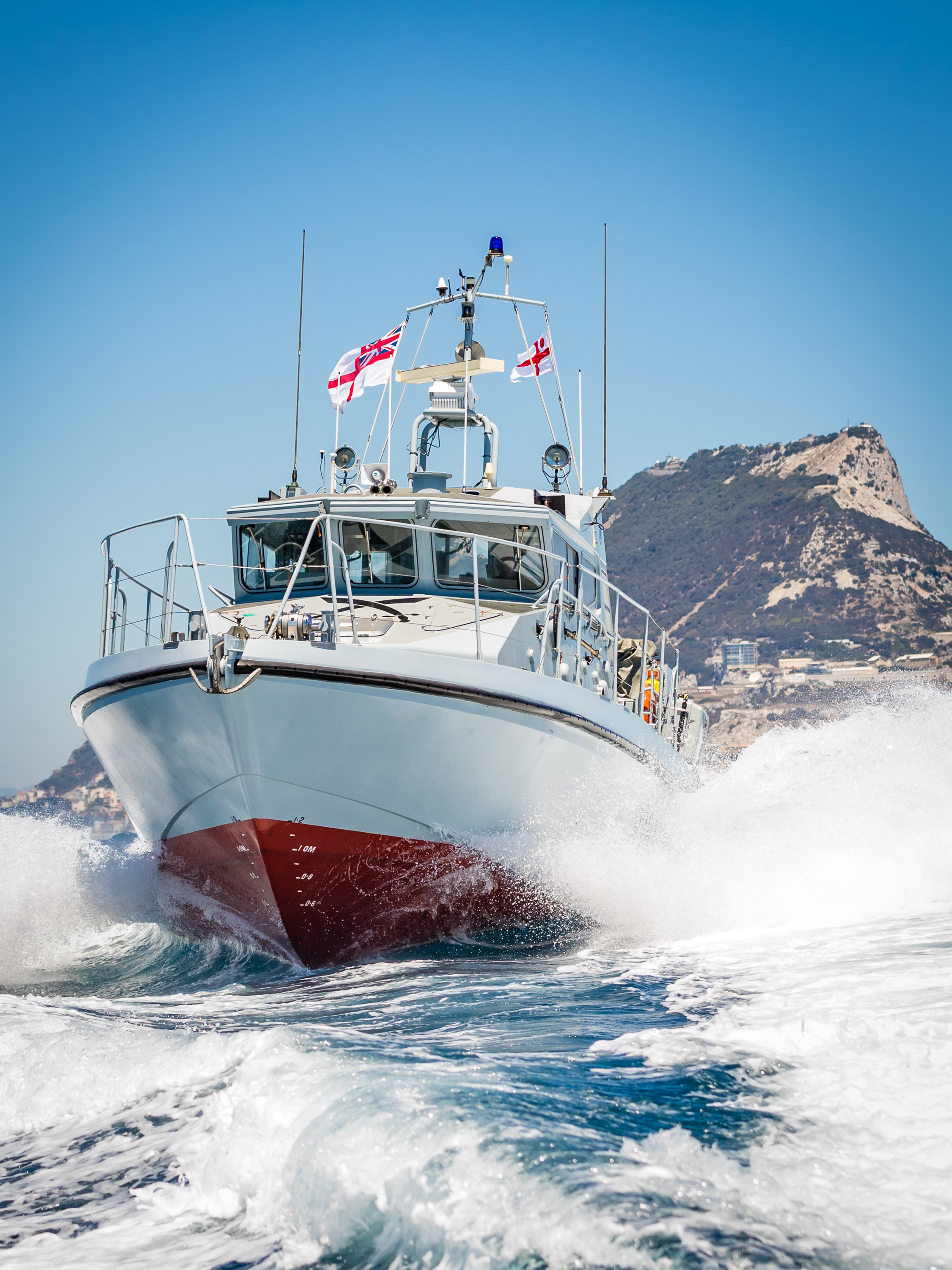 HMS Scimitar (P284) - Off Gibraltar - Royal Navy Scimitar Class Fast ...