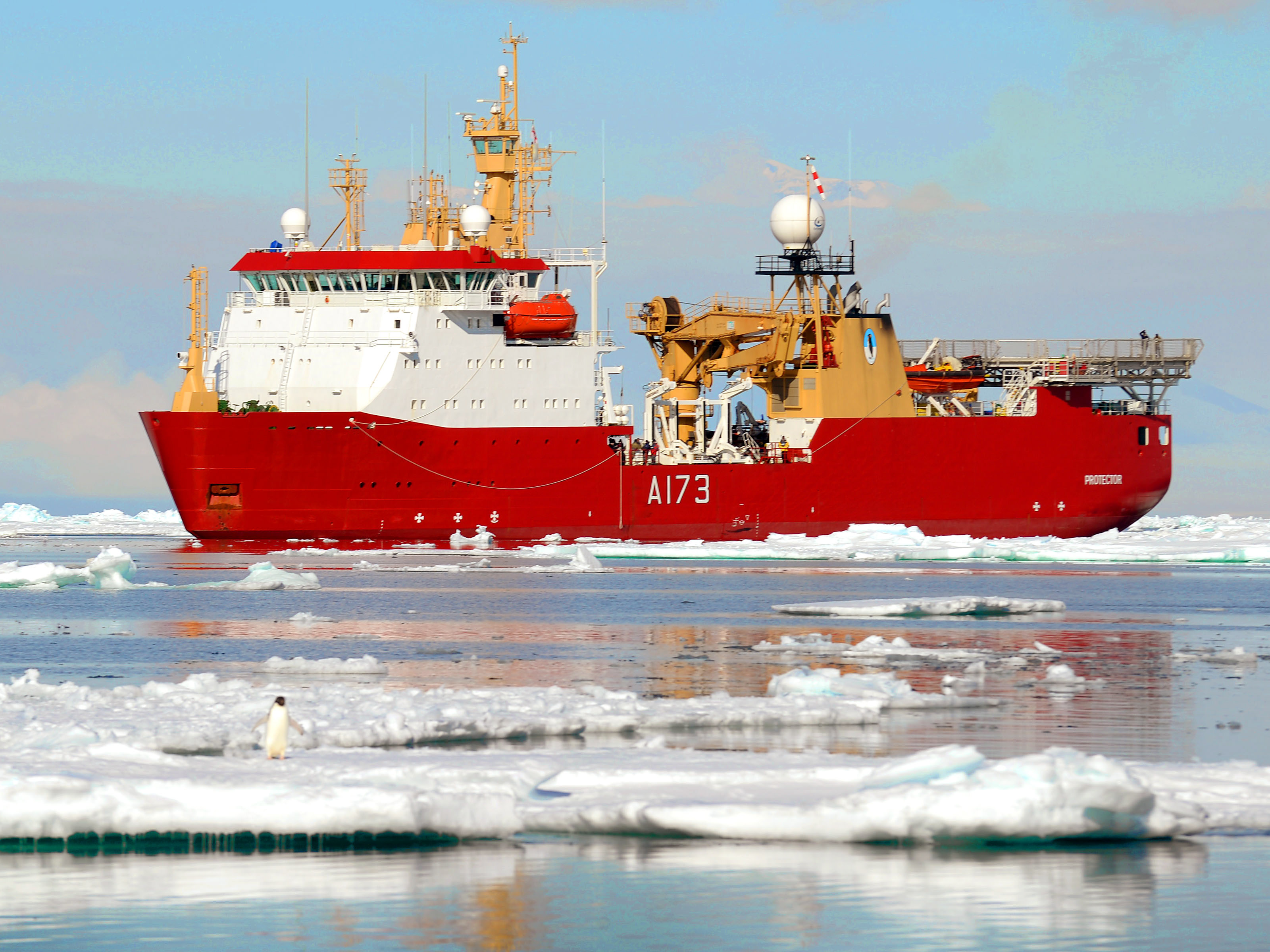HMS Protector (A173) - Reflections 2016 - Royal Navy Ice Patrol Vessel ...