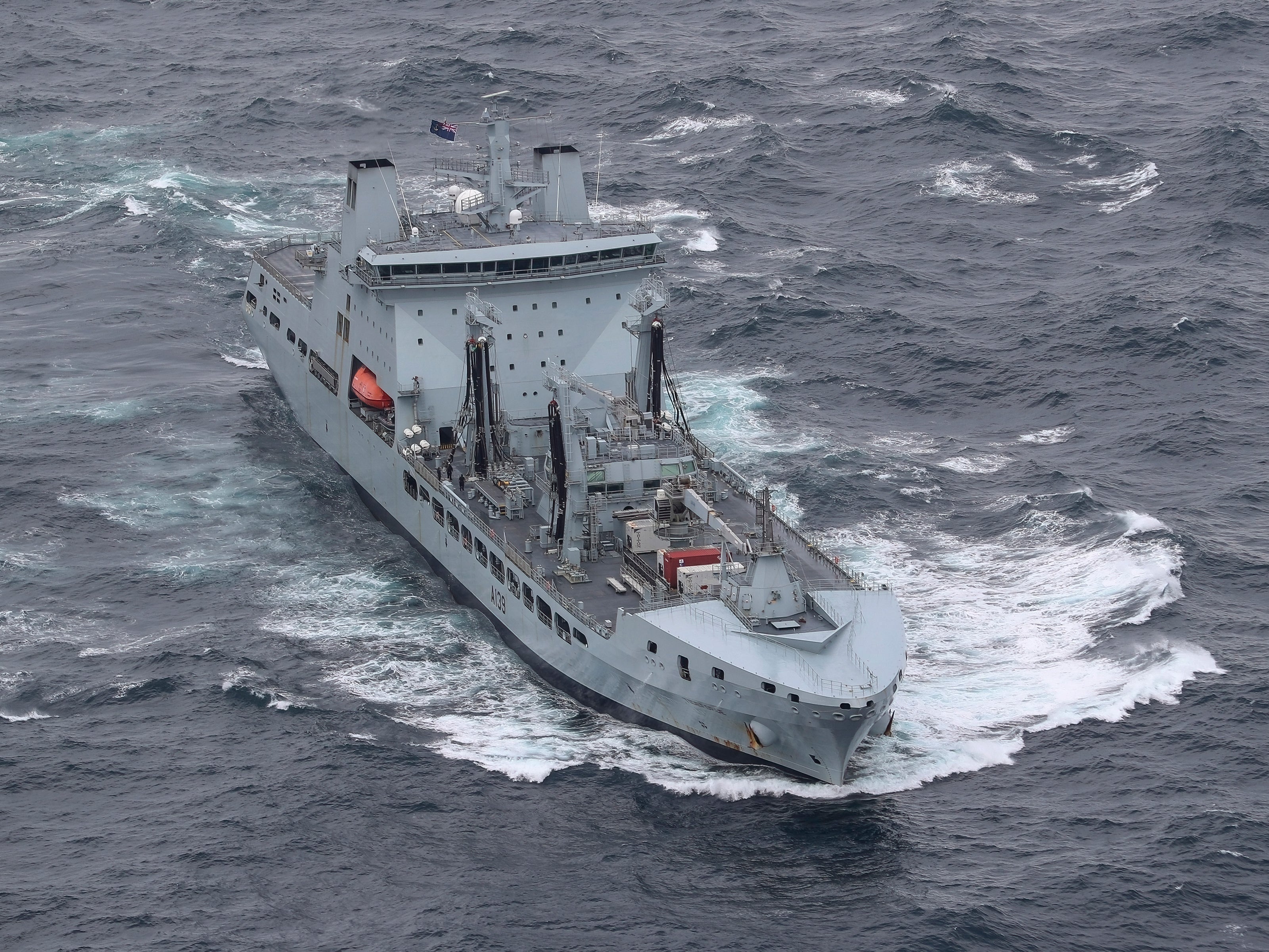 RFA Tideforce (A139) Tide Class Tanker Photo Print At Sea Royal Fleet ...