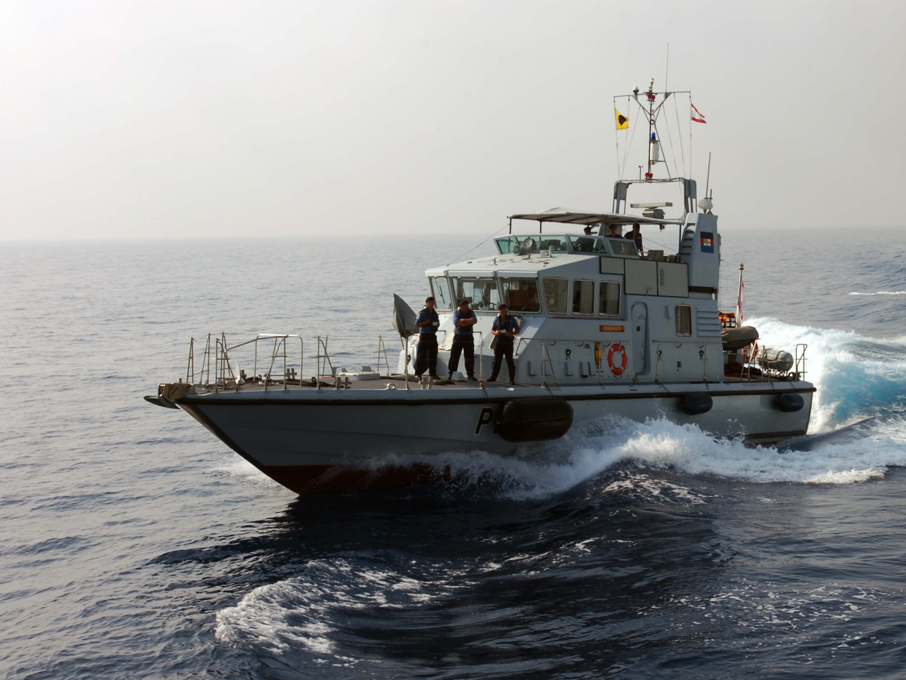 HMS Dasher (P280) Royal Navy Archer Class P2000 Patrol Vessel Cyprus 2 ...