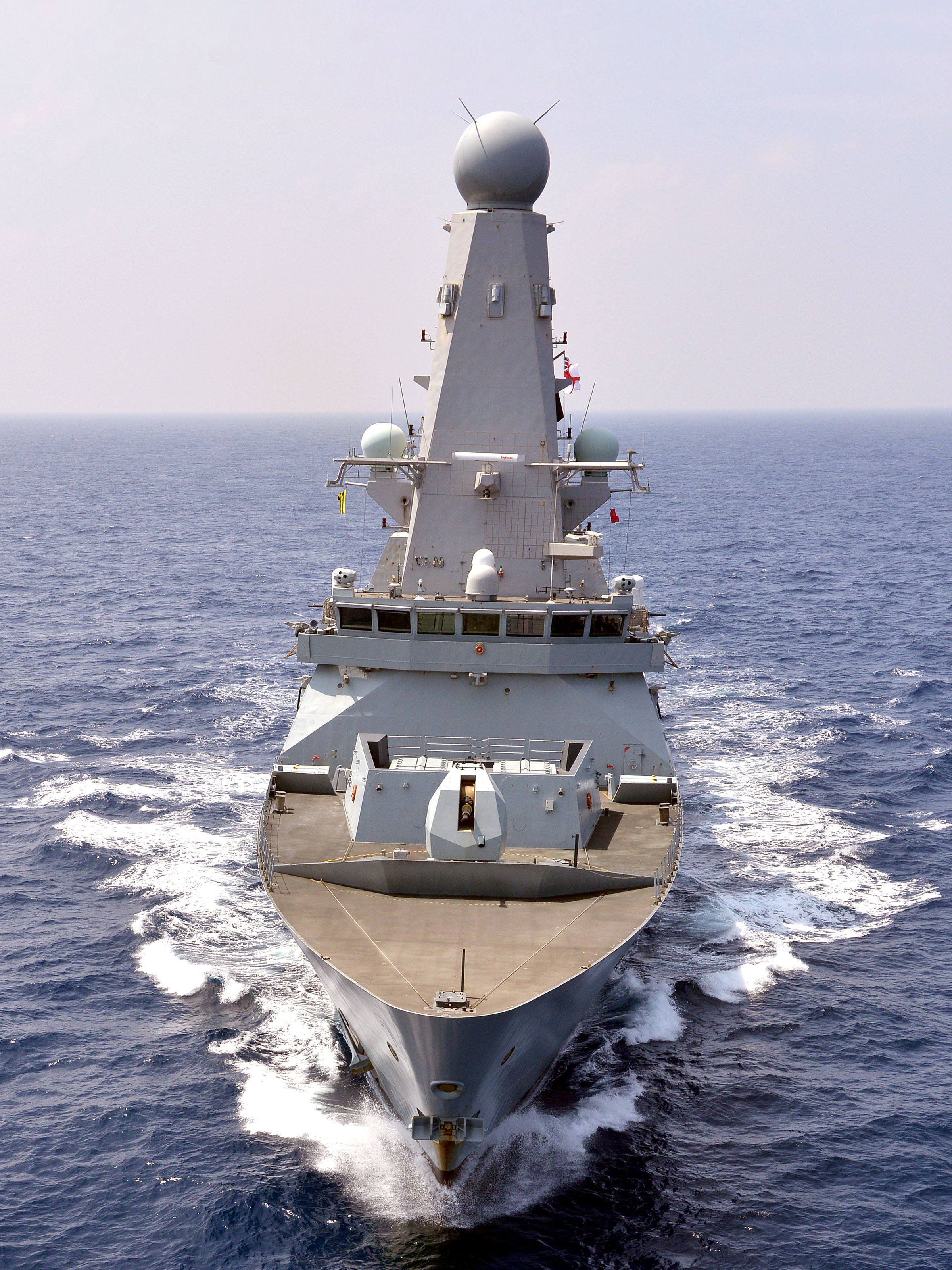 HMS Defender (D36) Royal Navy Type 45 Destroyer Indian Ocean 2016 Phot ...