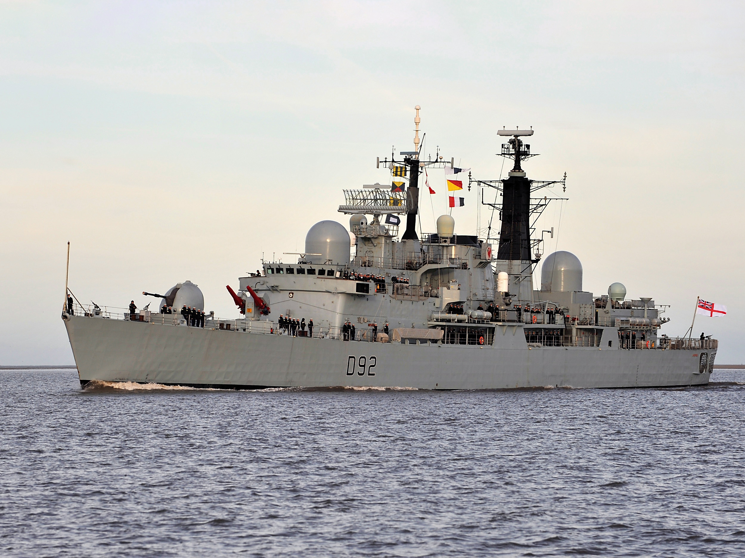 HMS Liverpool (D92) Photo Print - Entering Liverpool 2011 - Royal Navy ...