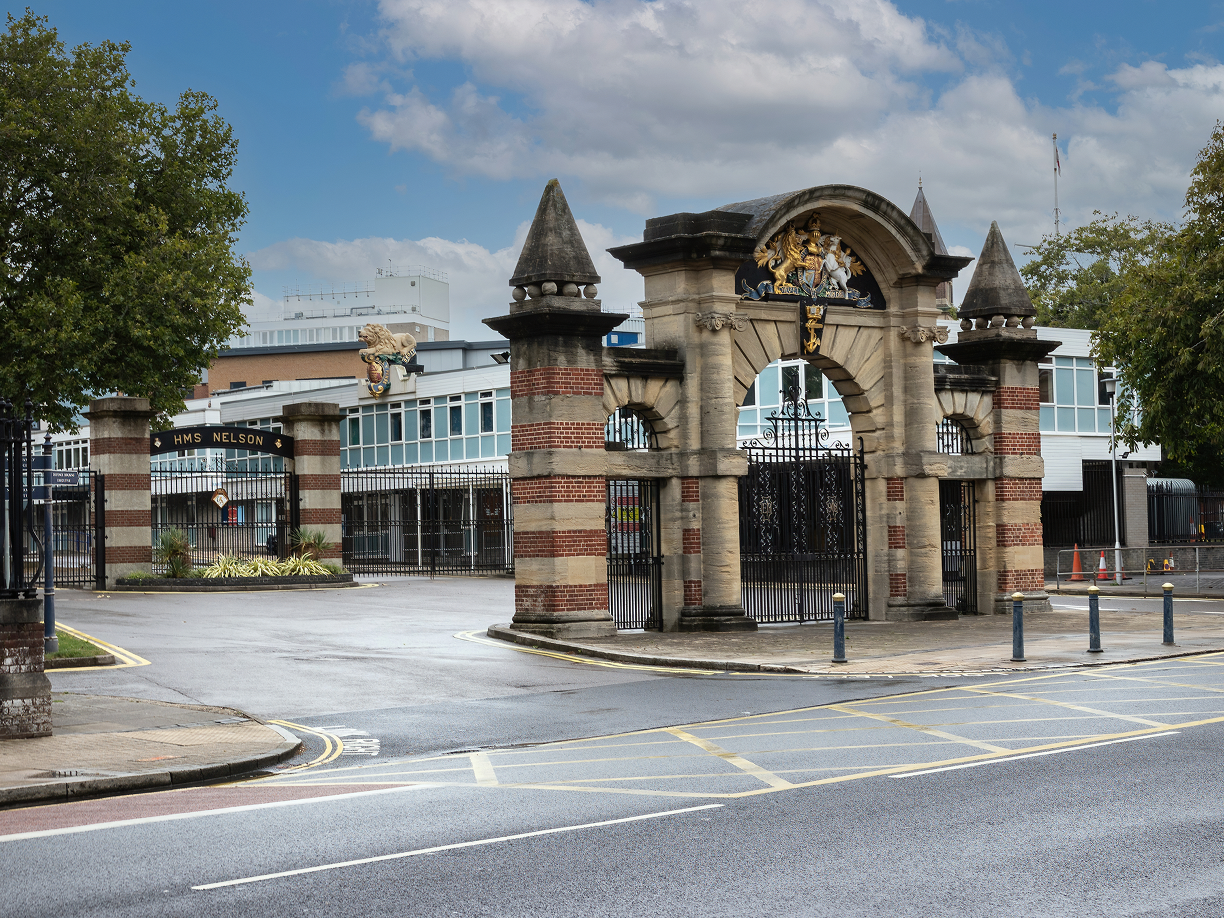 HMS Nelson Main Gate Portsmouth Photo Print Royal Navy Shore Establish ...