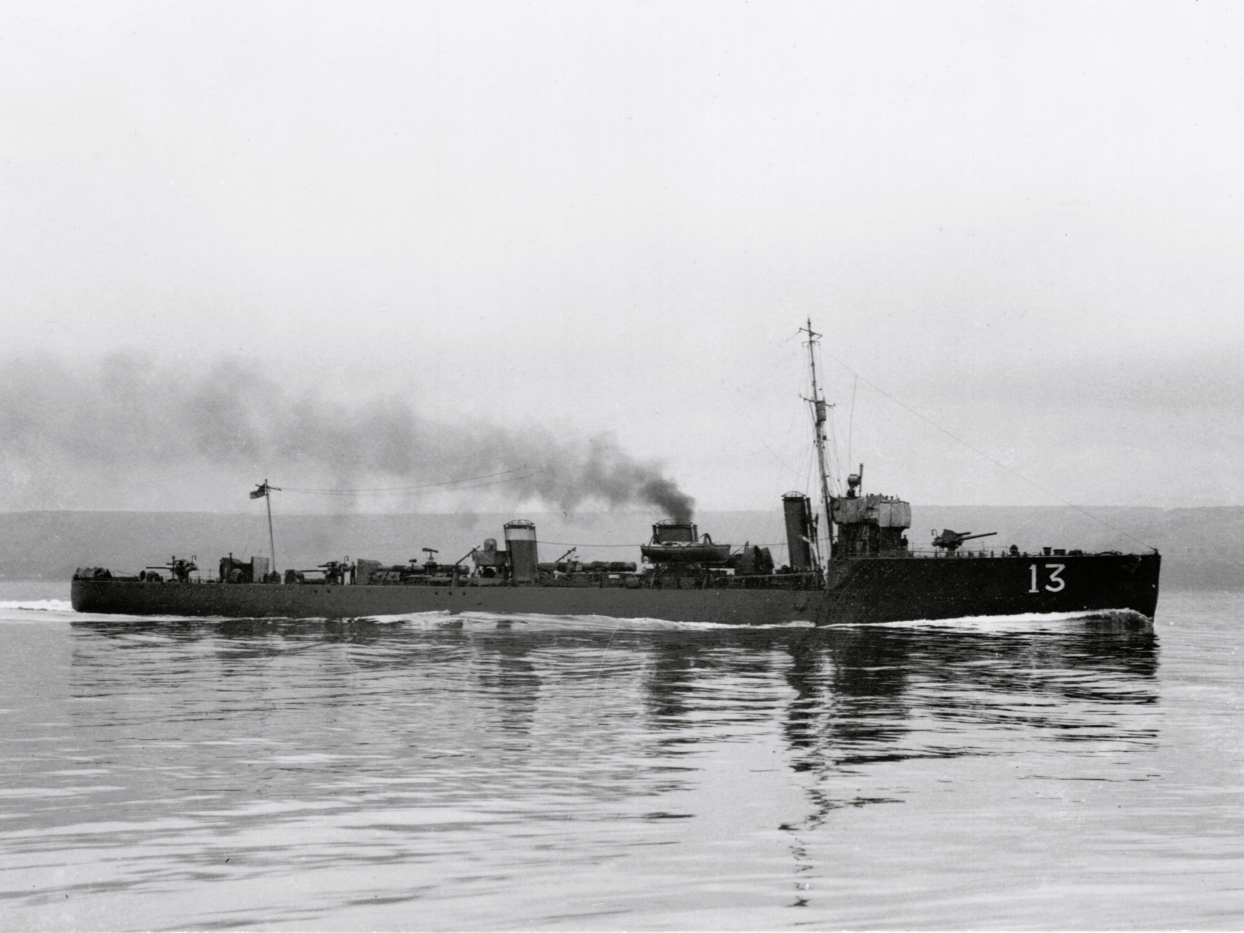 HMS Midge (H13) - At Sea 1915 - Royal Navy Acasta Class Destroyer Photo ...