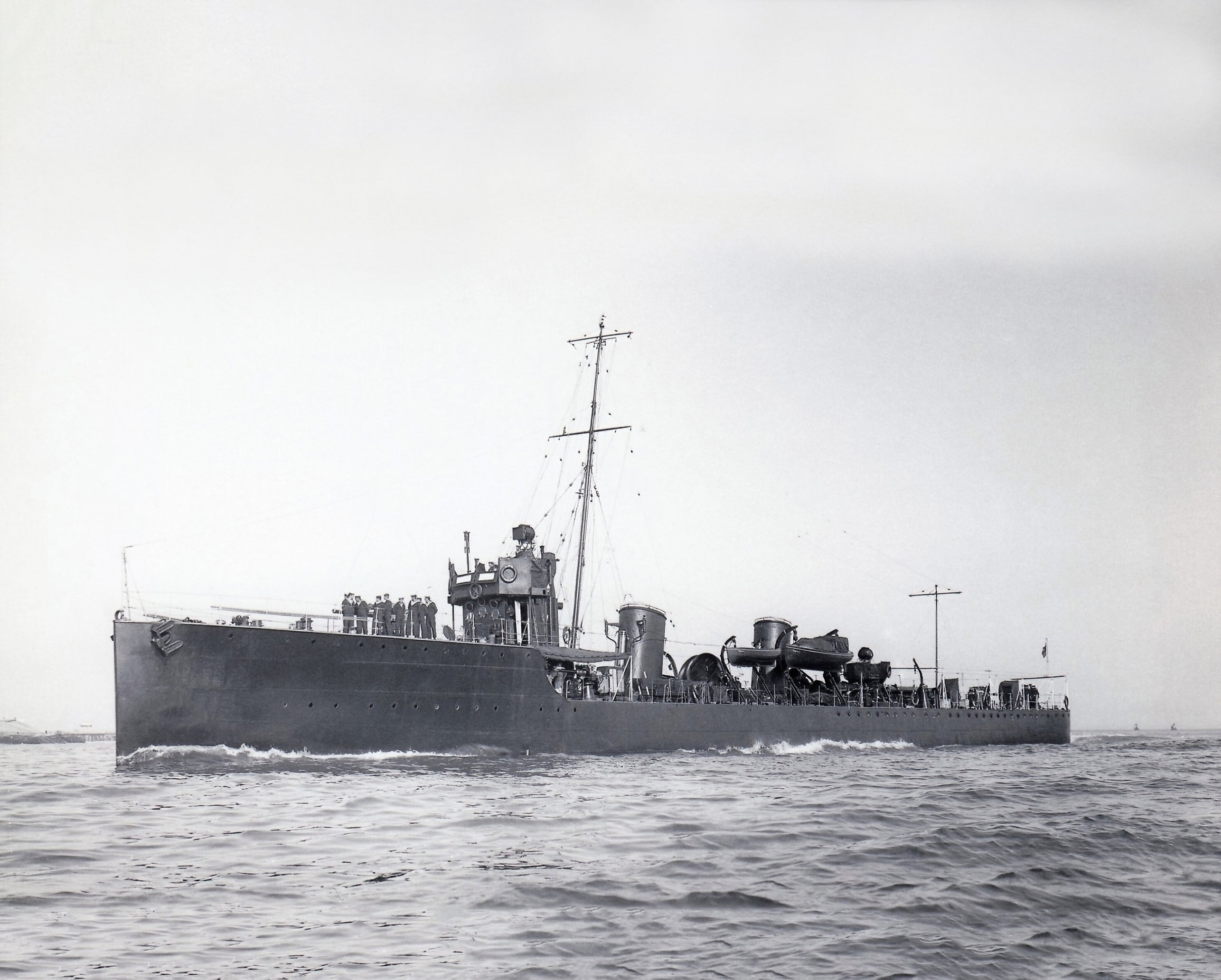 HMS Lurcher (1912) Photo Print - Port Side View - Royal Navy Acheron C ...