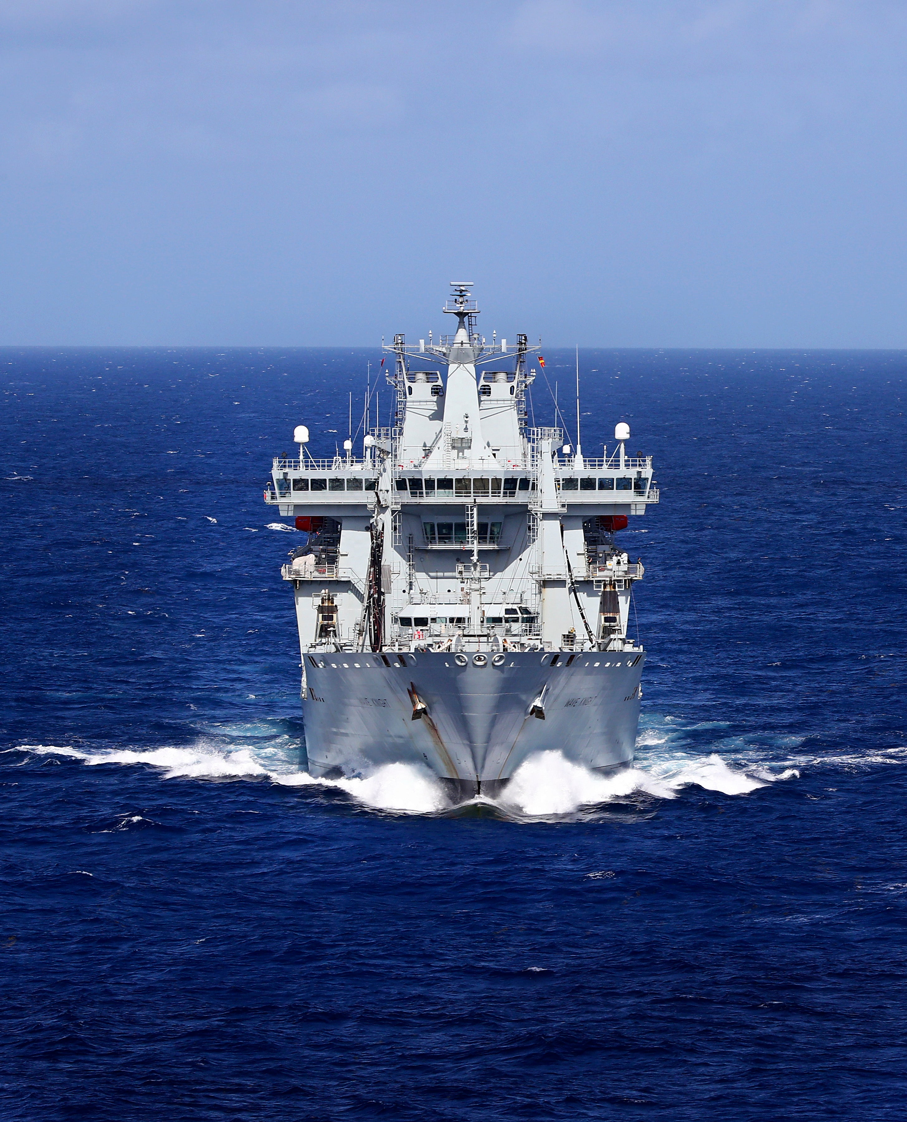 RFA Wave Knight (A389) Wave Class Tanker Photo Print High Bow View at ...