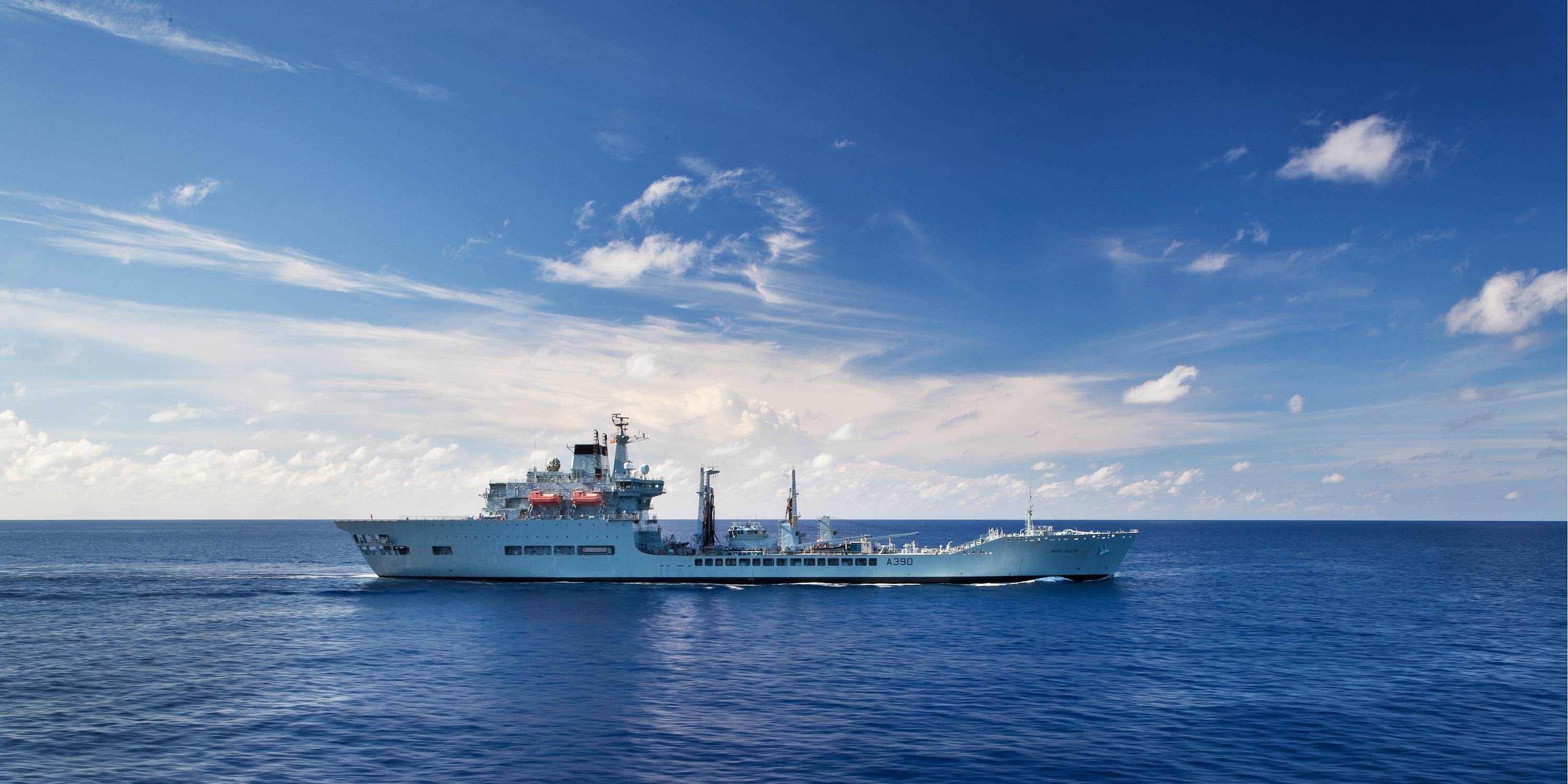 RFA Wave Ruler (A390) Wave Class Tanker Photo Print Starboard Beam Vie ...