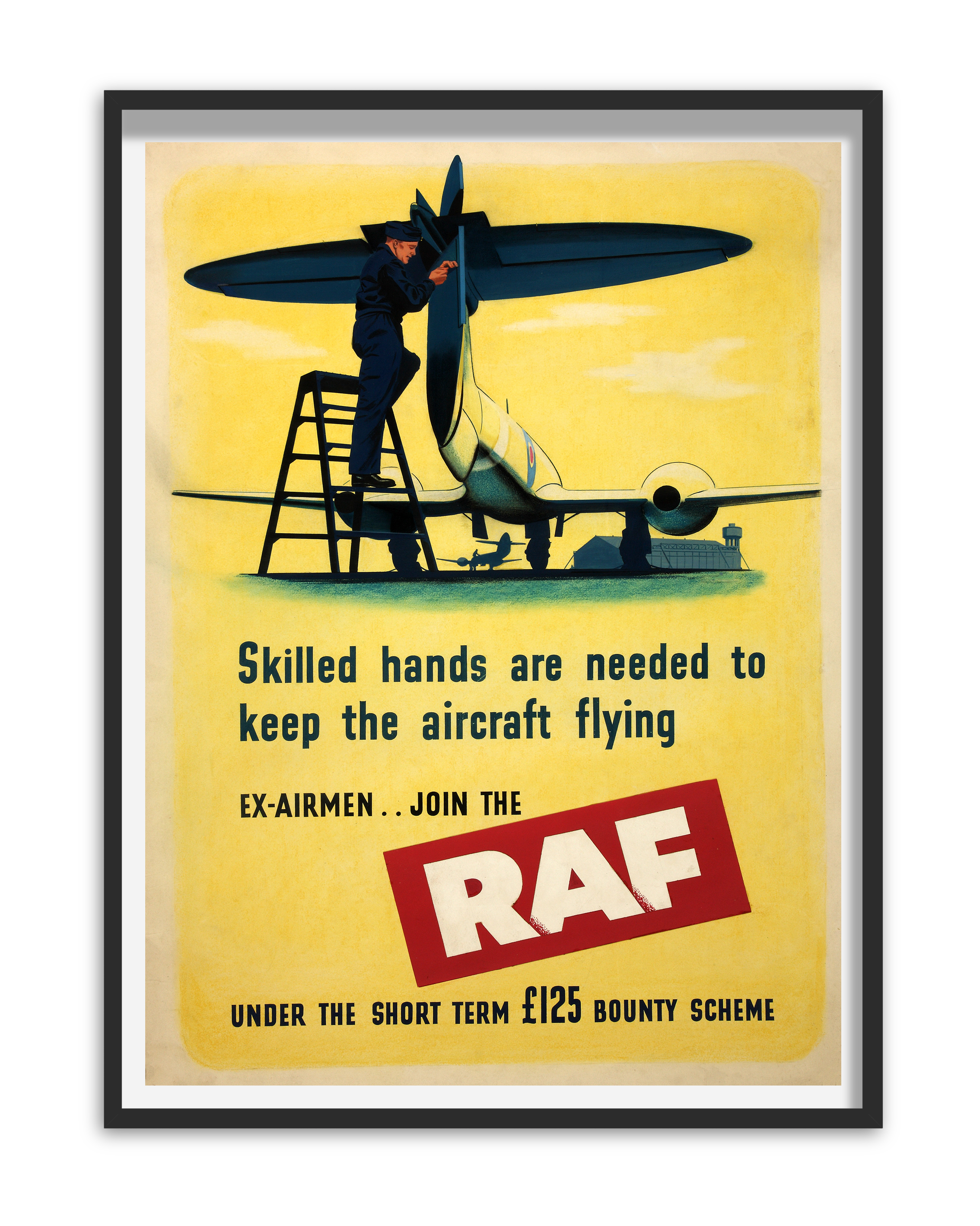 Skilled hands are needed join the RAF | World War Two Recruitment Post ...