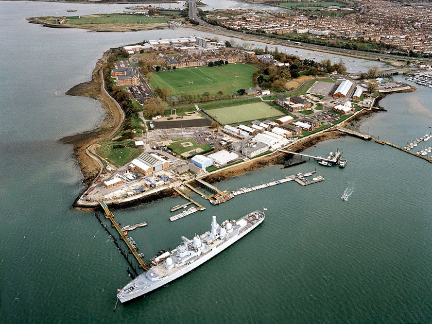 HMS Excellent Photo Print - Whale Island Portsmouth - Royal Navy Shore ...