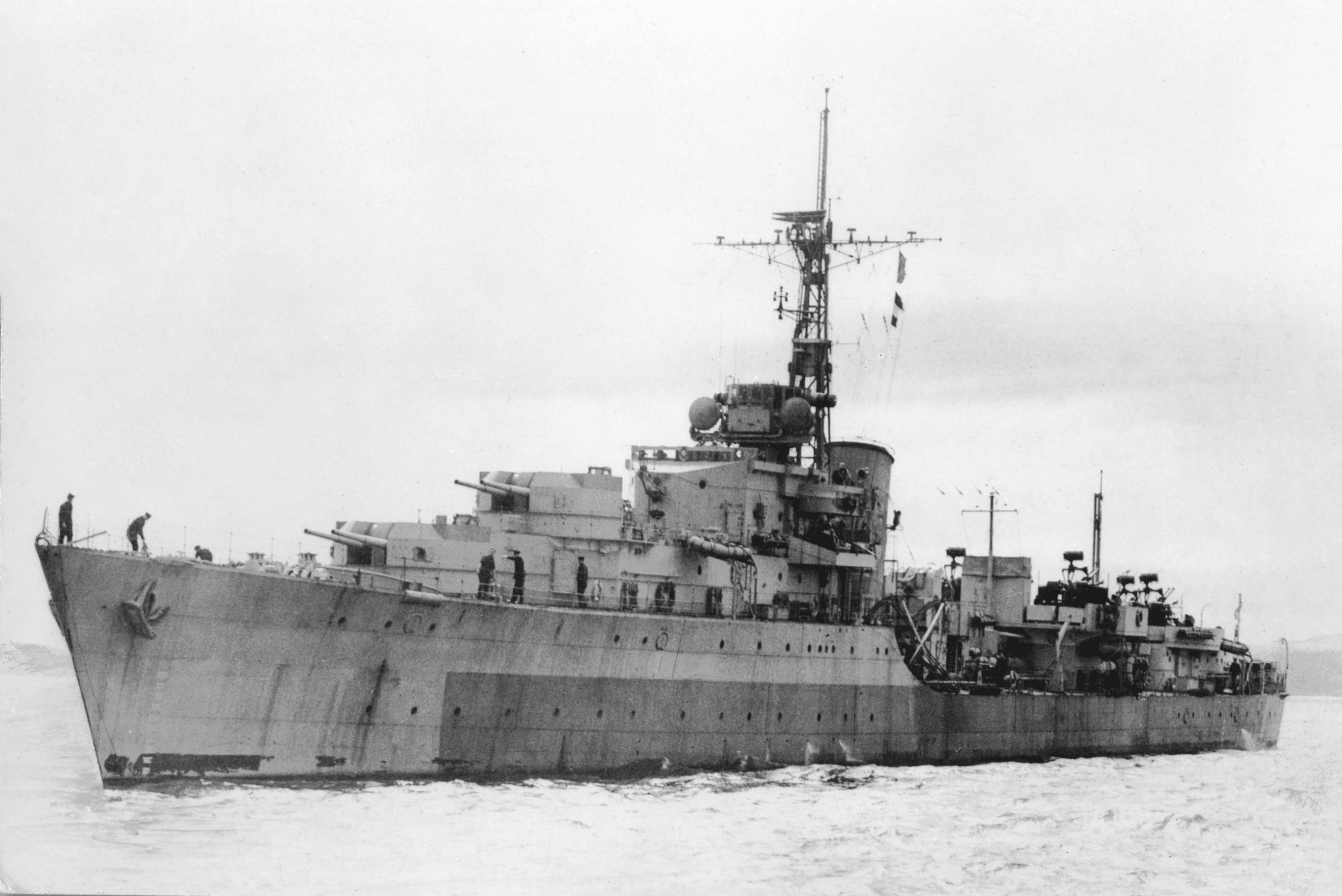 HMS Camperdown (D32) Photo Print - Port Side View - Royal Navy Battle ...