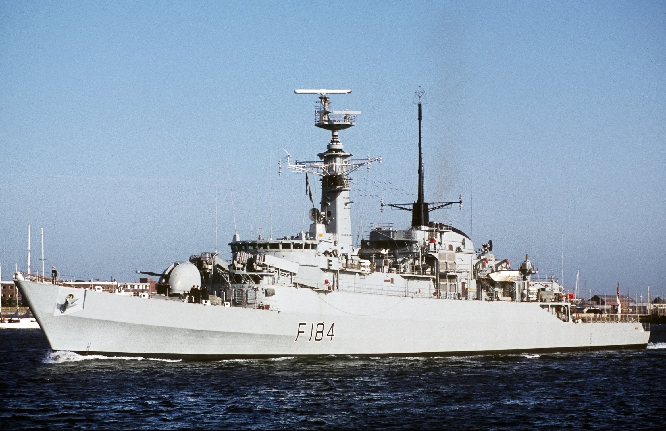 HMS Ardent (F184) Photo Print - Starboard View - Royal Navy Type 21 Fr ...