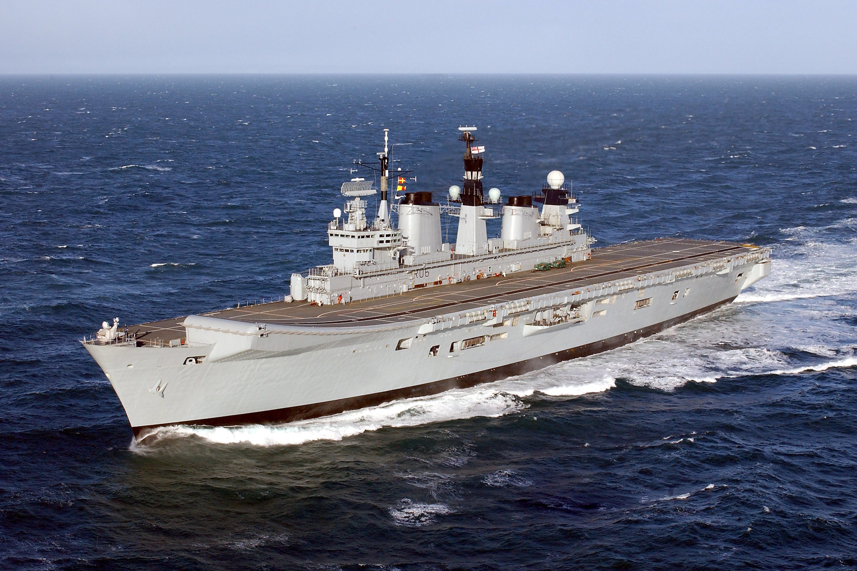 HMS Illustrious (R06) Photo Print - Port View - Royal Navy Invincible ...