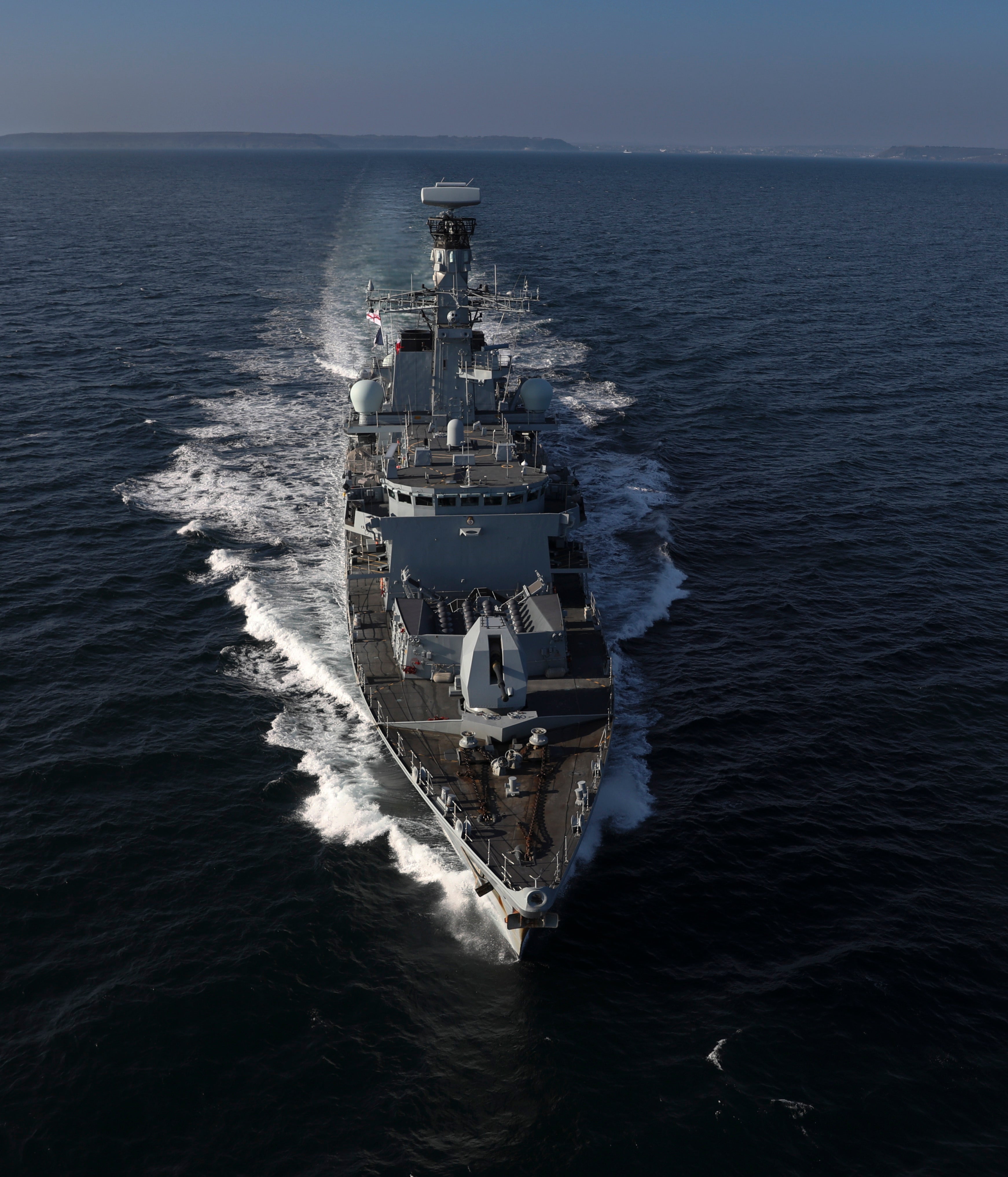 HMS Kent (F78) Photo Print - At Sea High Bow View - Royal Navy Type 23 ...