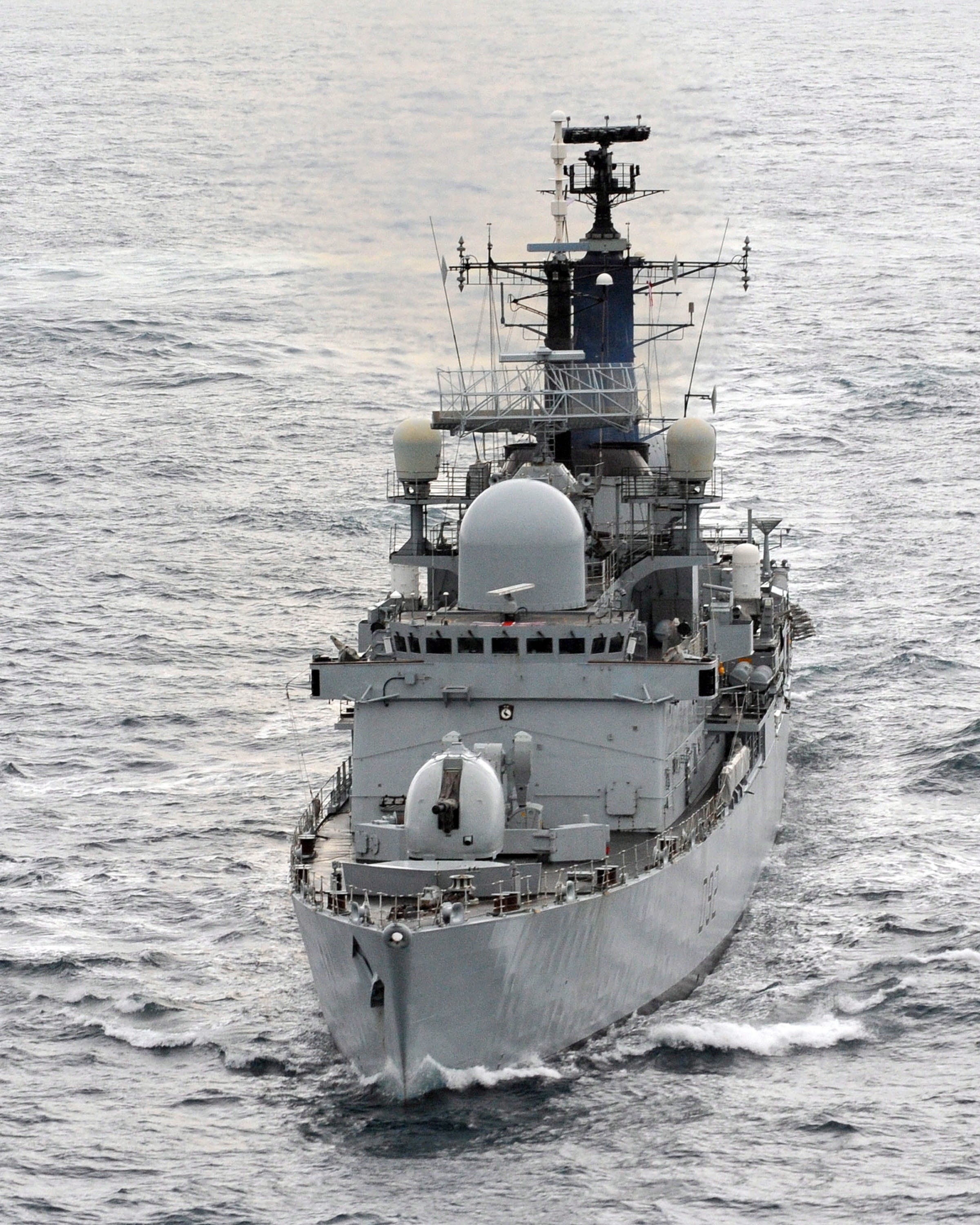 HMS Liverpool (D92) Photo Print - Bow View at Sea - Royal Navy Type 42 ...