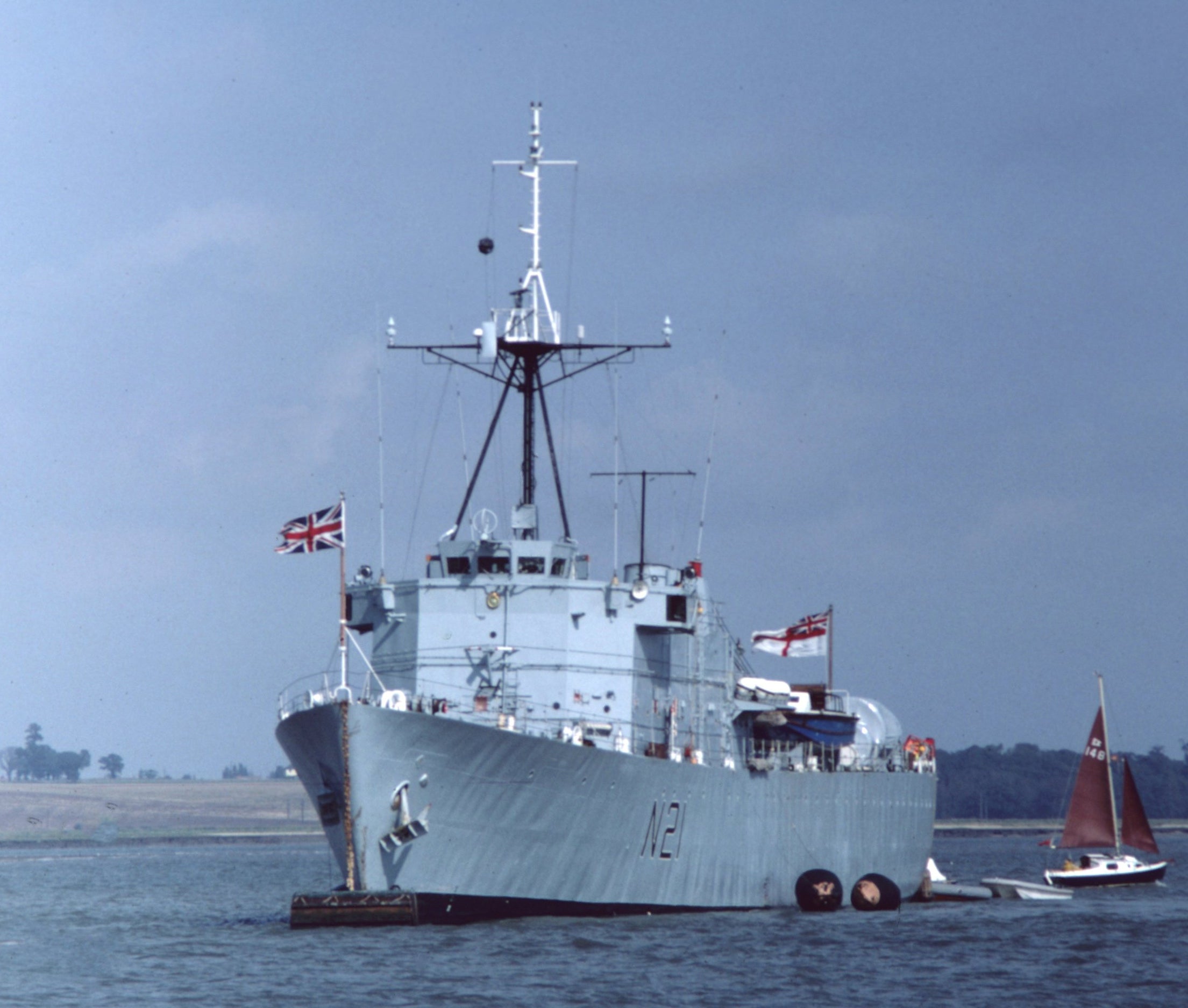 HMS Abdiel (N21) Photo Print – Port Bow View - Royal Navy Abdiel Class ...