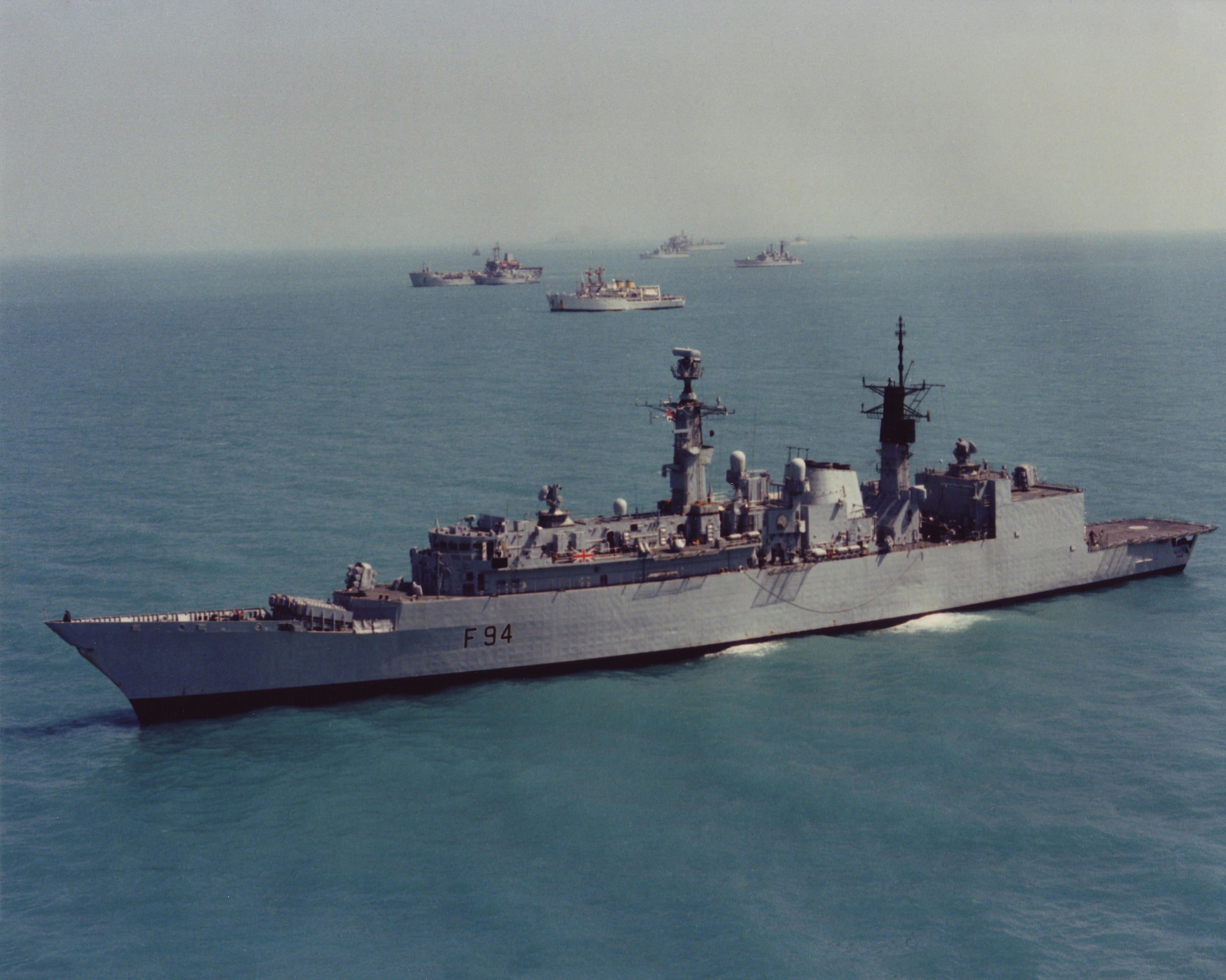 HMS Brave (F94) Photo Print - Port Side View - Royal Navy Type 22 Frig ...