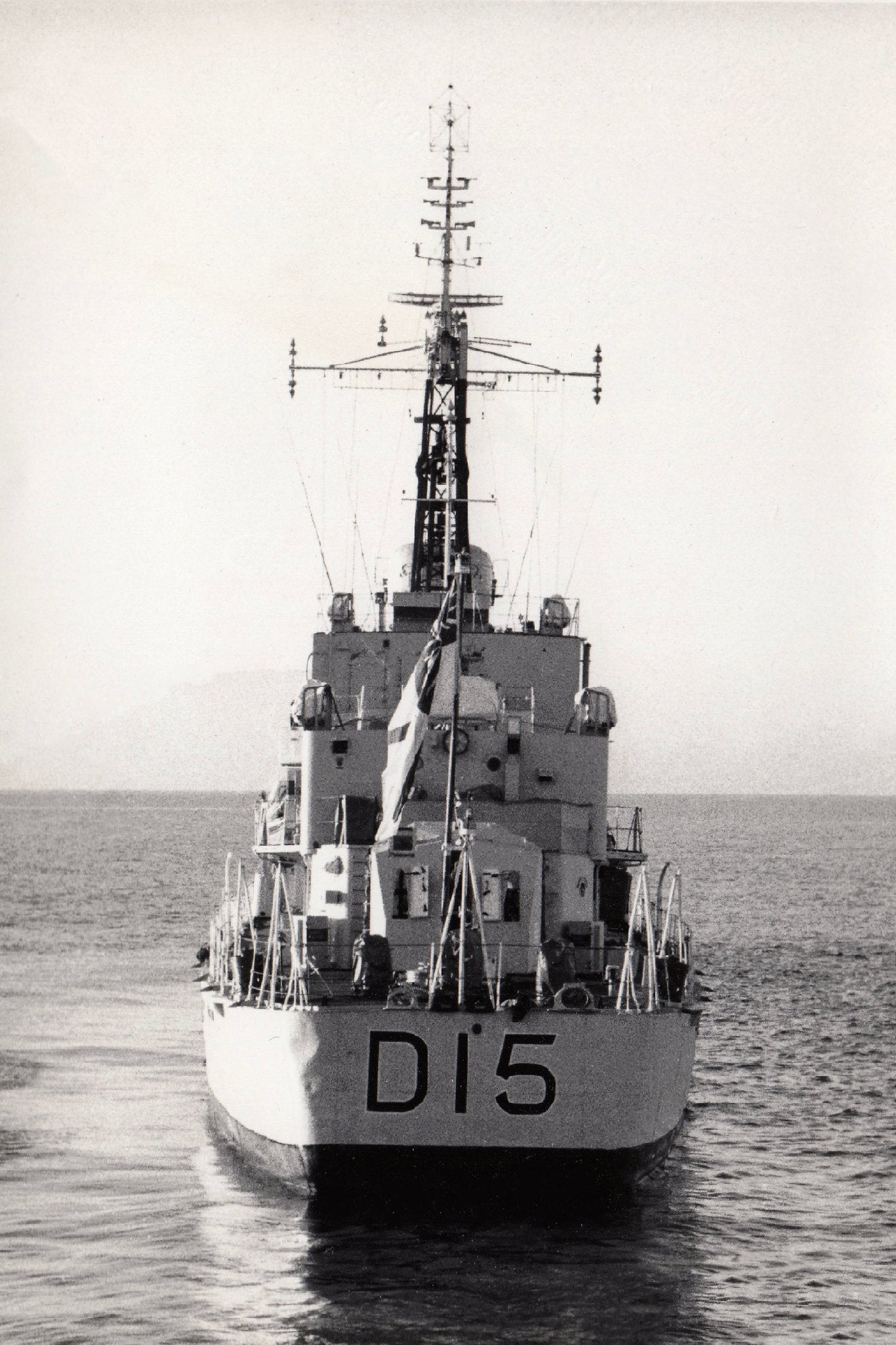 HMS Cavendish (R15) (D15) - Stern View - Royal Navy C Class Destroyer ...
