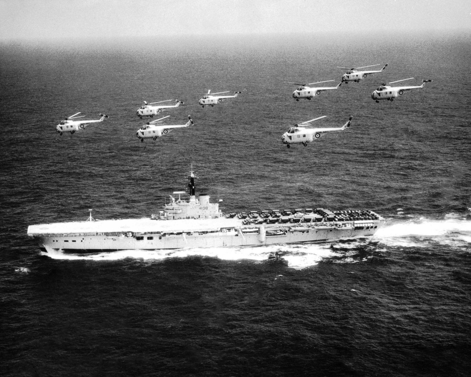 HMS Bulwark (R08) Photo Print - With Helicopters - Royal Navy Centaur ...