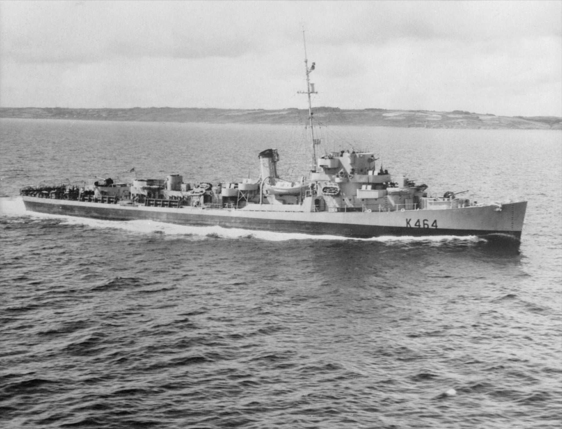 HMS Balfour (K464) Photo Print - Starboard Side View - Royal Navy Capt ...