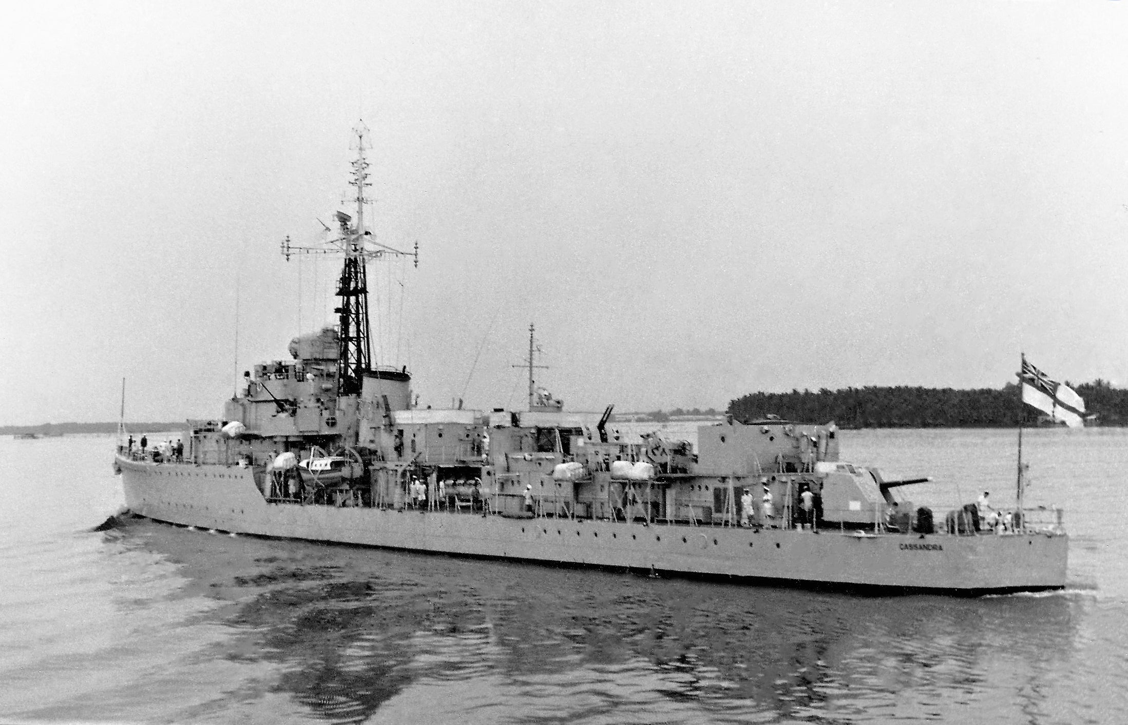 HMS Cassandra (D10) Photo Print - Port Quarter View - Royal Navy C Cla ...