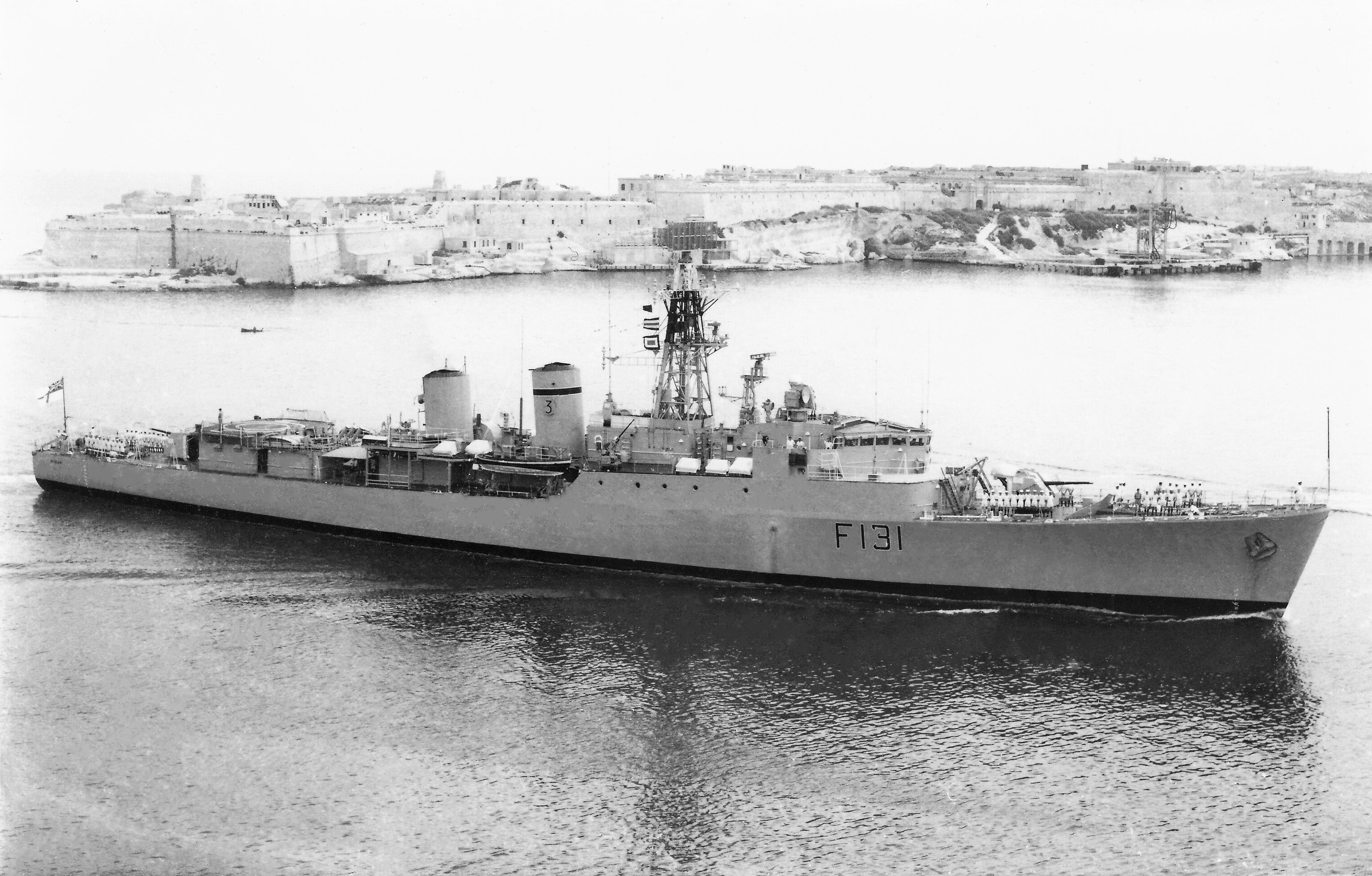 HMS Nubian (F131) Photo Print - Valletta Malta - Royal Navy Tribal Cla ...
