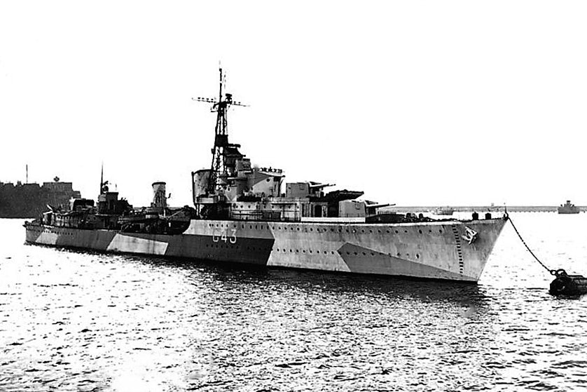 HMS Tartar G43 (F43) Royal Navy Tribal class Destroyer Photo Print or ...