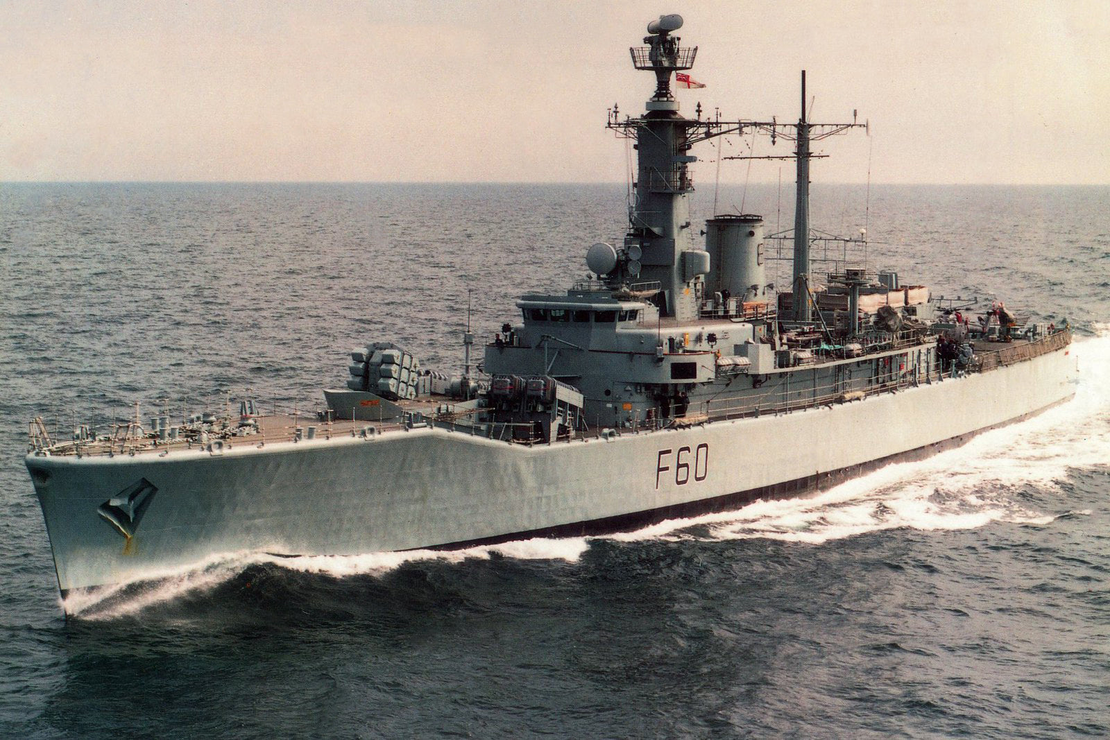HMS Jupiter (F60) Photo Print - At Sea - Royal Navy Leander Class Frig ...