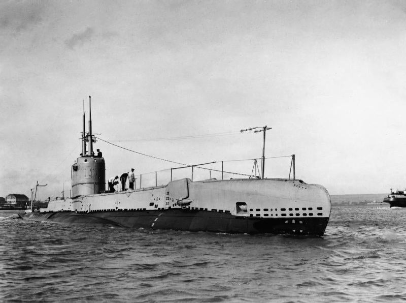 HMS Seahorse (98S) Starboard View Royal Navy S Class Submarine Photo ...