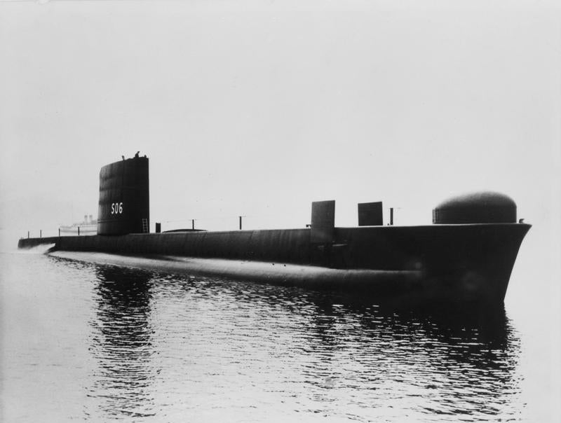 HMS Cachalot (S06) Porpoise Class Submarine Photo Print Starboard View ...